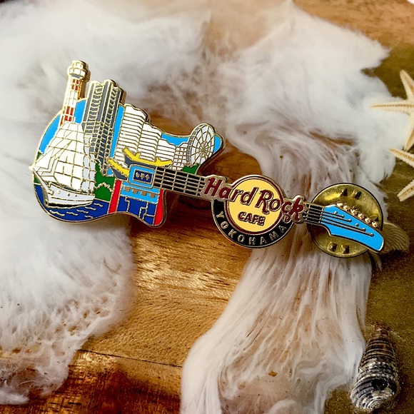 Hard Rock Cafe | Jewelry | Rarehard Rock Yokohama Lapel Pin | Poshmark